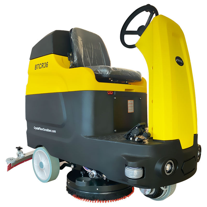 36" 44 Gal Auto Ride-On Industrial Floor Scrubber, BTCR36 – Floor ...
