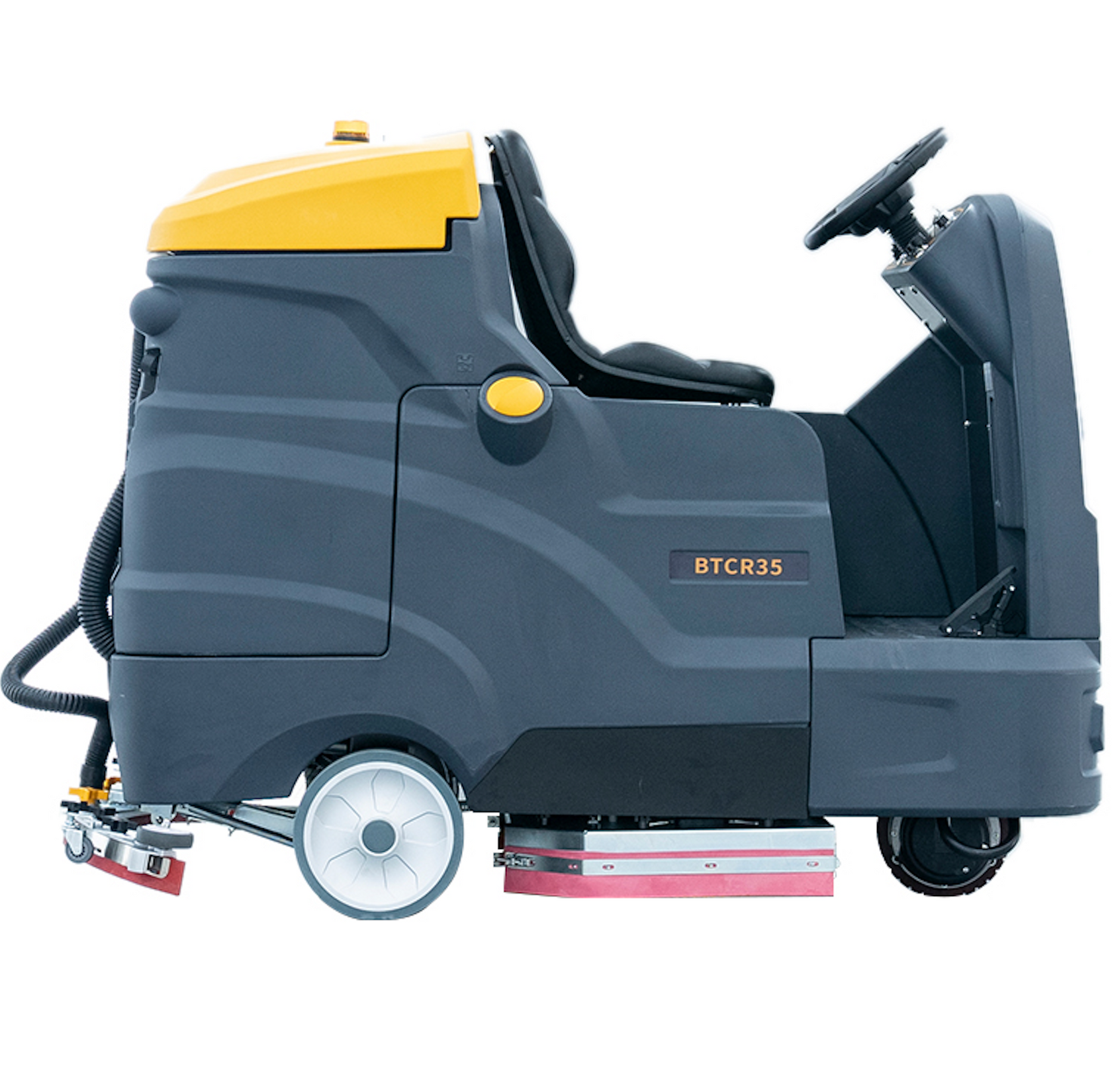 35" 69 Gal Auto Ride-On Industrial Floor Scrubber, BTCR35 – Floor ...