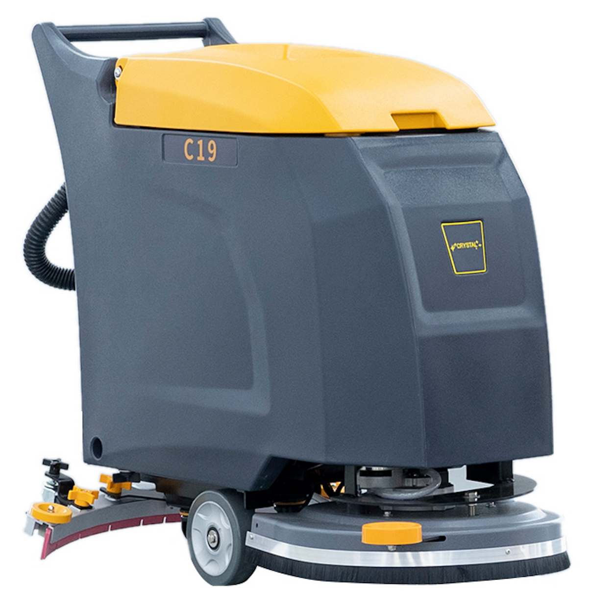 Battery Powered Floor Scrubber with a Complete Set of Parts, C19 ...