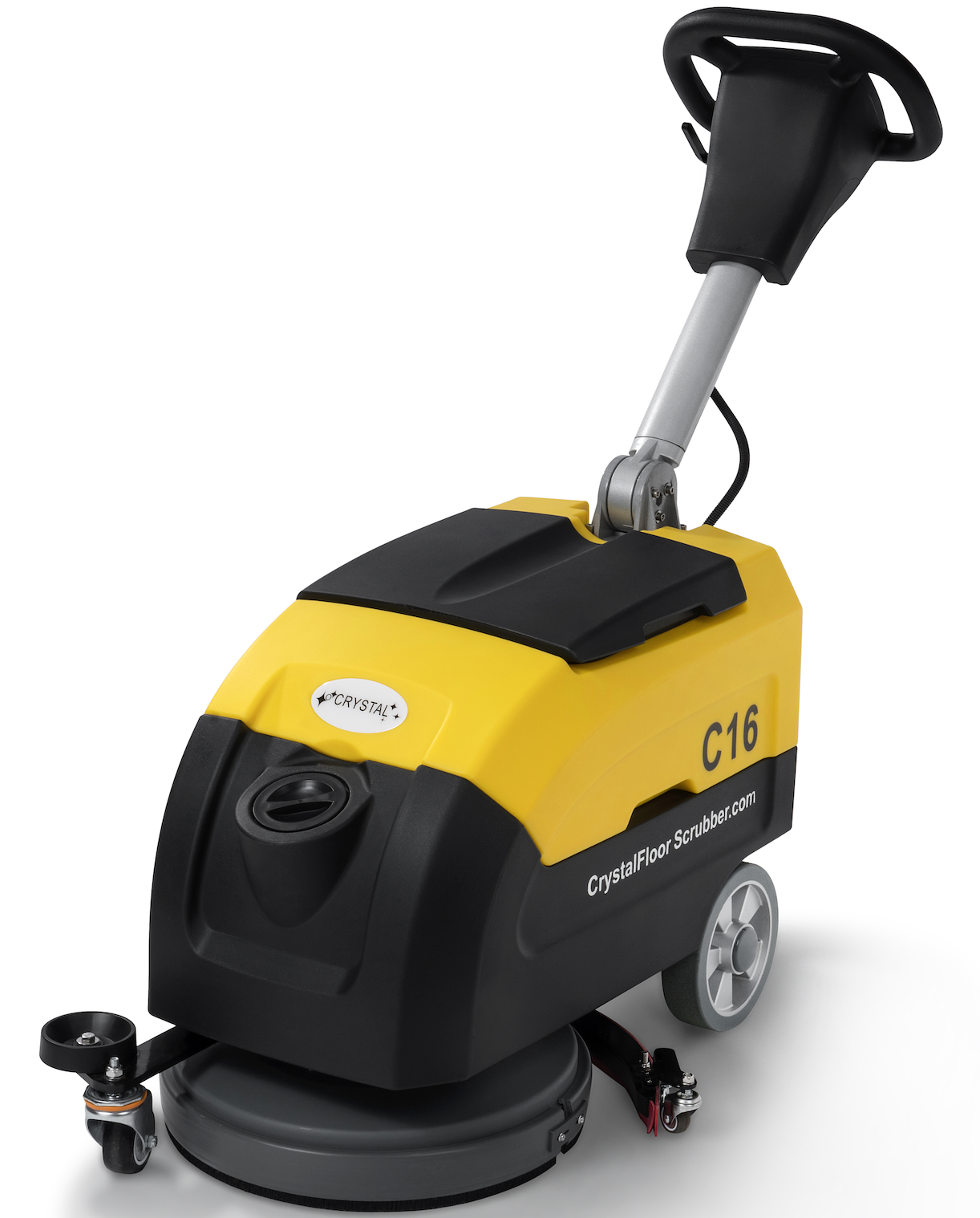 Battery Floor Scrubber C16, 16" Cleaning Path – Floor Scrubber Machine