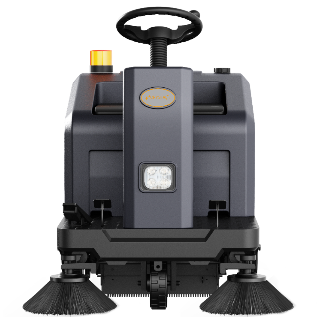 Ride-On Floor Sweeper, 48V 4*67Ah, Water Mister, Dust shaking, Vacuum ...